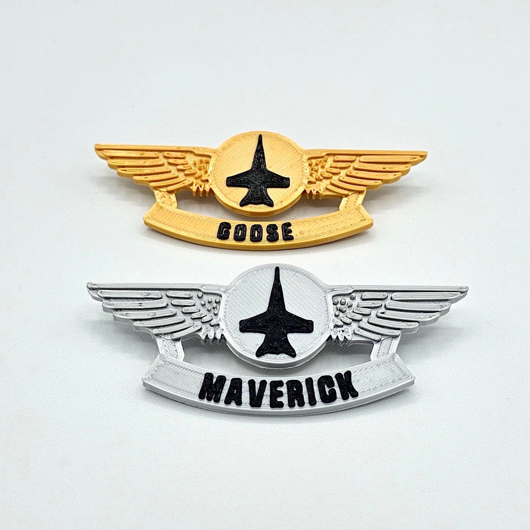 Top Gun Top Gun 2 Air Force Pins | Movie Pin | Personalized | Two Color ...