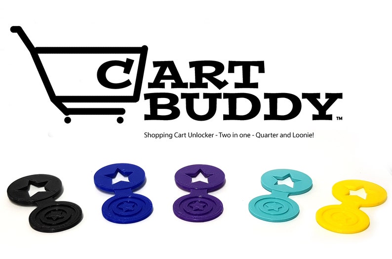 Cart Buddy Grocery Shopping Cart Unlocker 2 in 1 Loonie and Quarter - Etsy