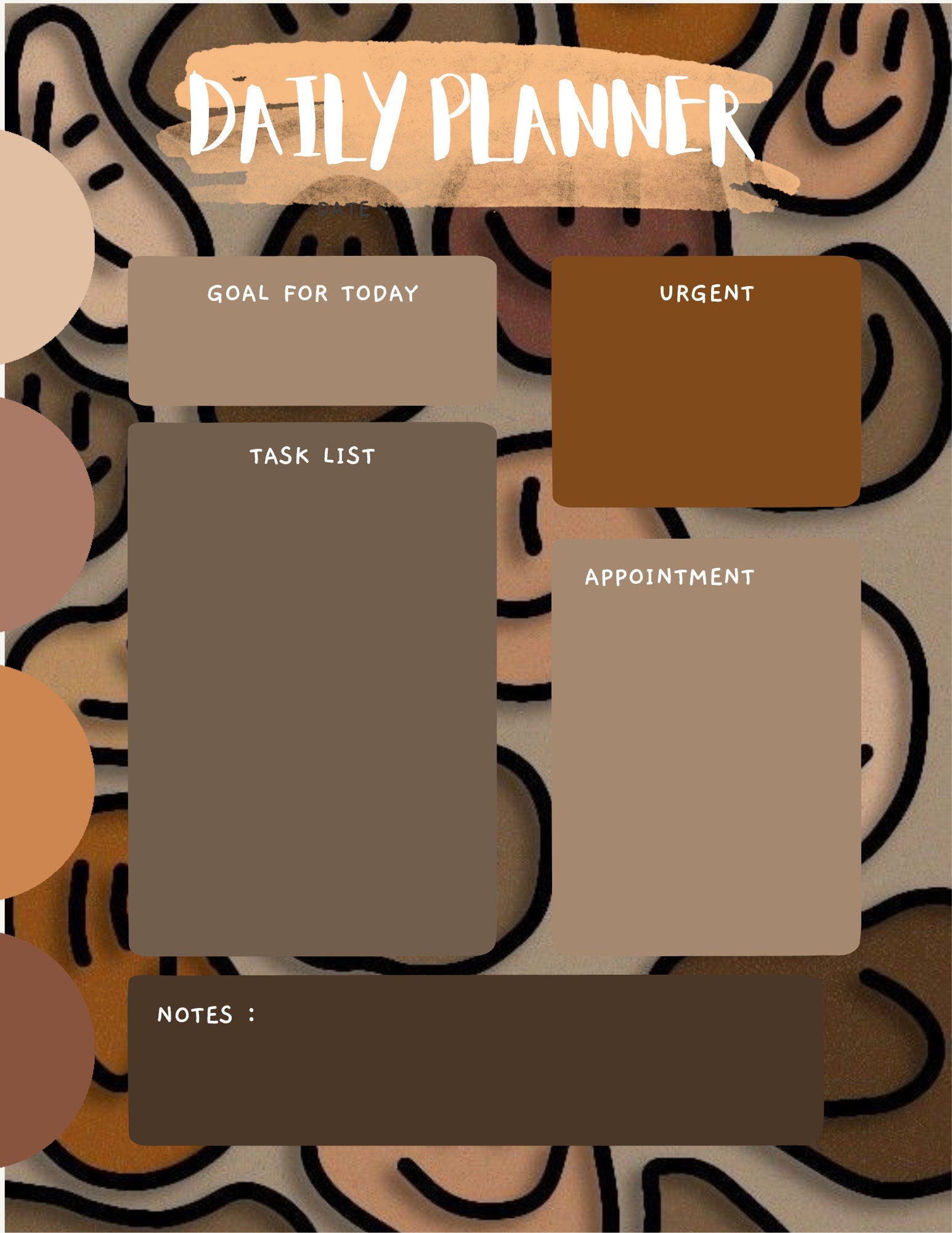 Aesthetic Daily Planner - Etsy