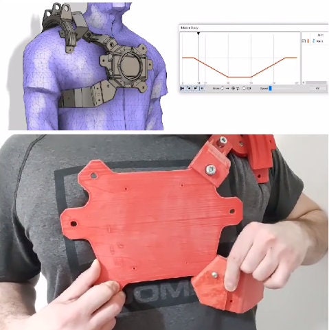 3X0 Exoskeleton Chest - Etsy