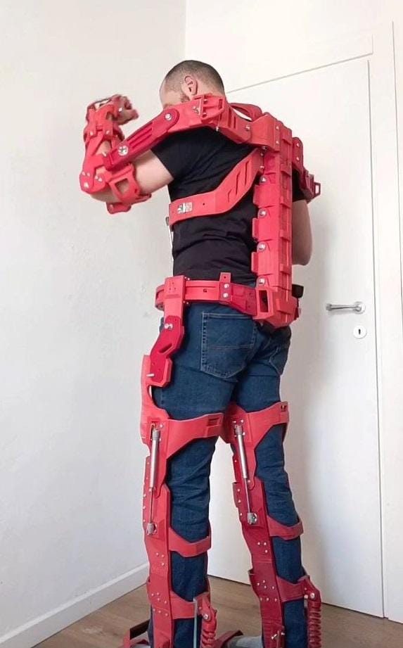 3X0 Exoskeleton (full Body Bundle in .step Format) - Etsy