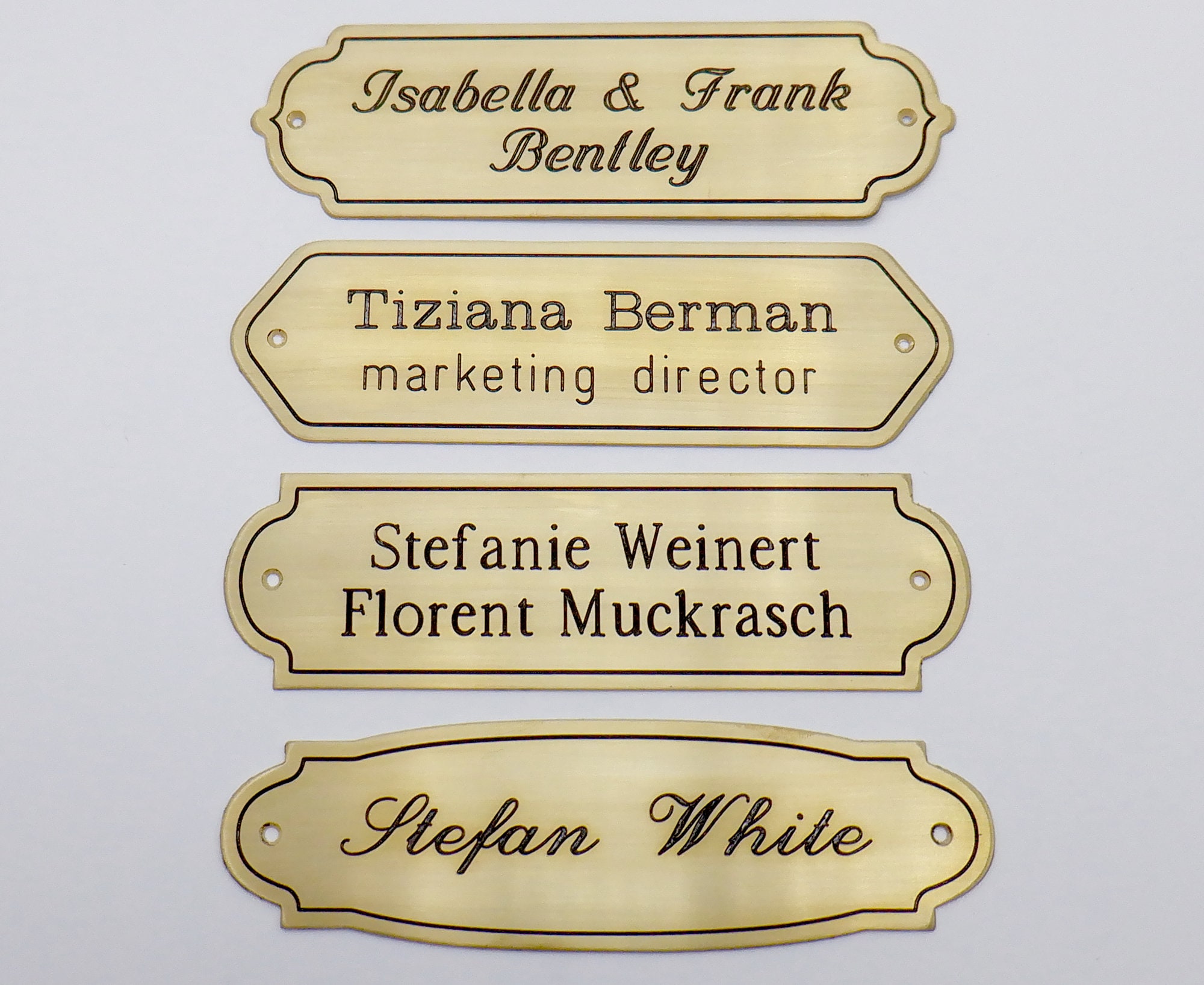 House Plate, Mailbox Plate, Door Engraved Plate, Apartment Hotel ...