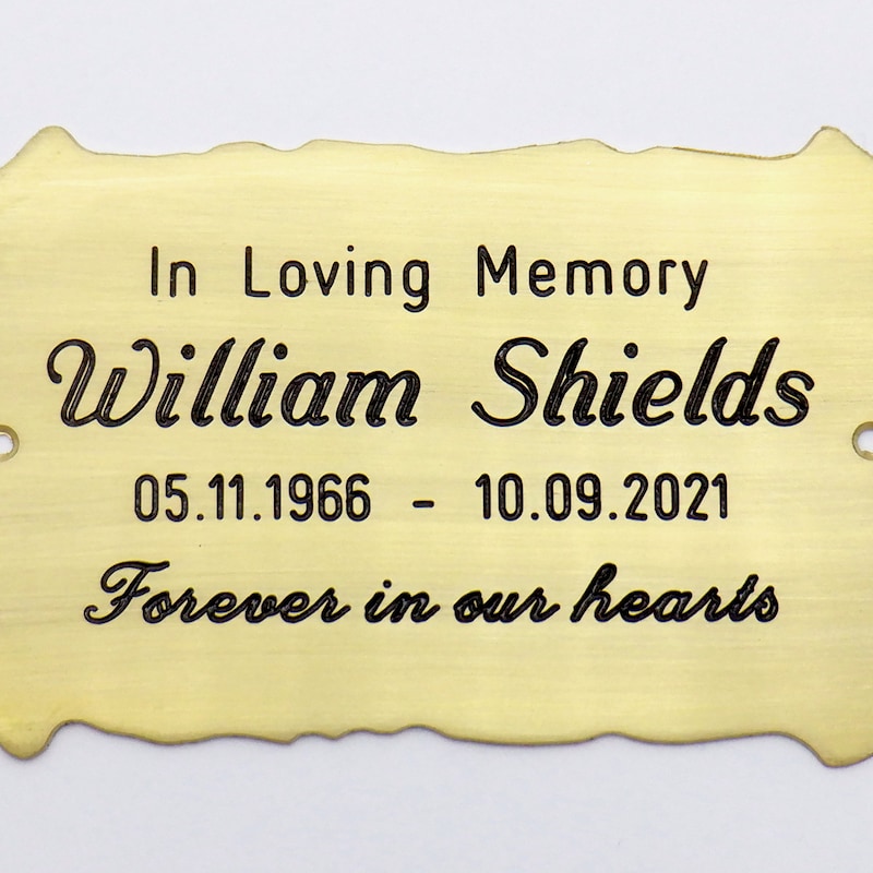 Memorial Plaque - Etsy