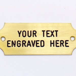 Brass Nameplate, House Plaques, Office Plaques, Address Plaque, Deep ...