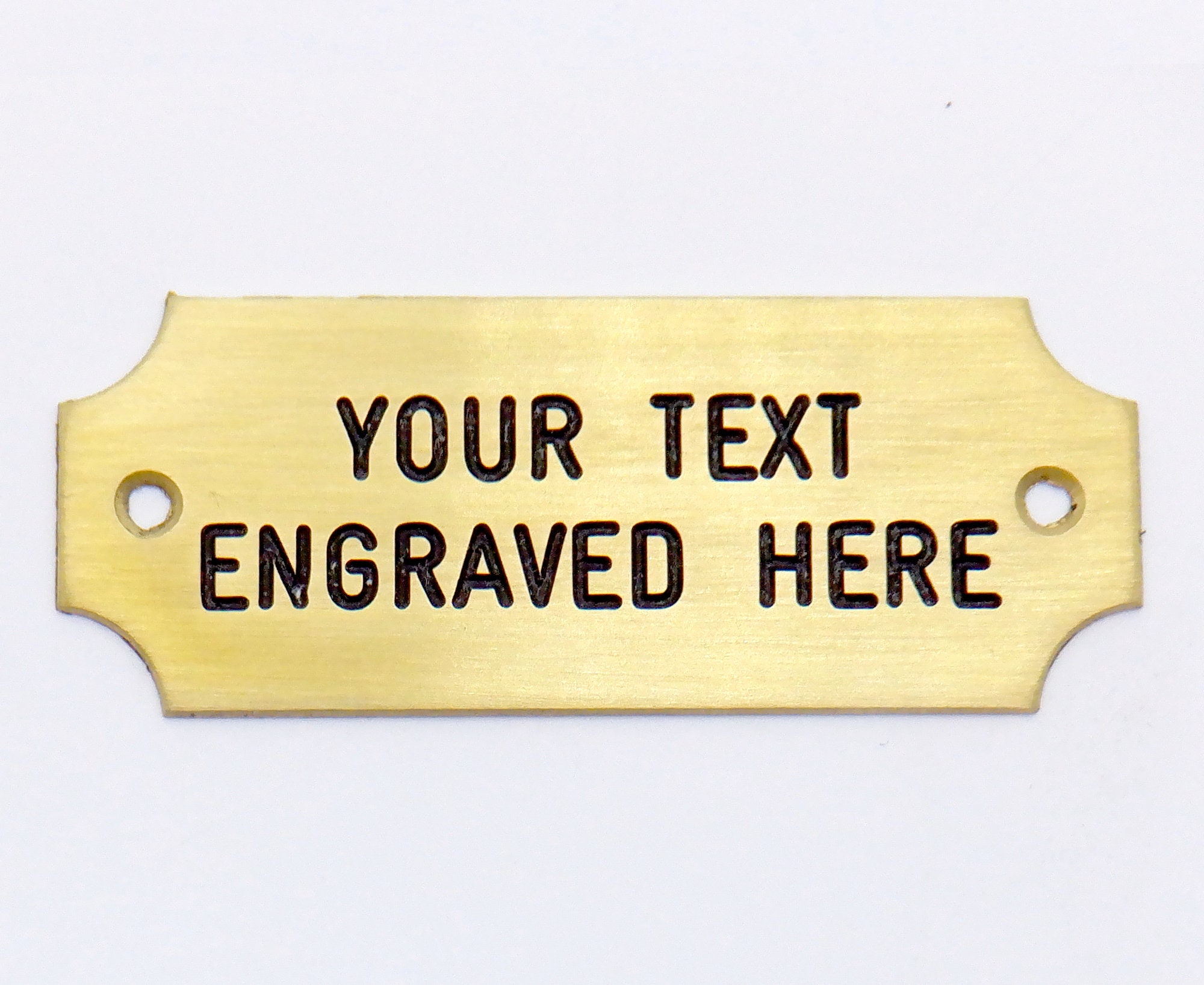 Brass Nameplate, House Plaques, Office Plaques, Address Plaque, Deep ...