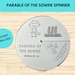 Parable of the Sower Bible Story Activity, Sunday School Craft, Spinner ...