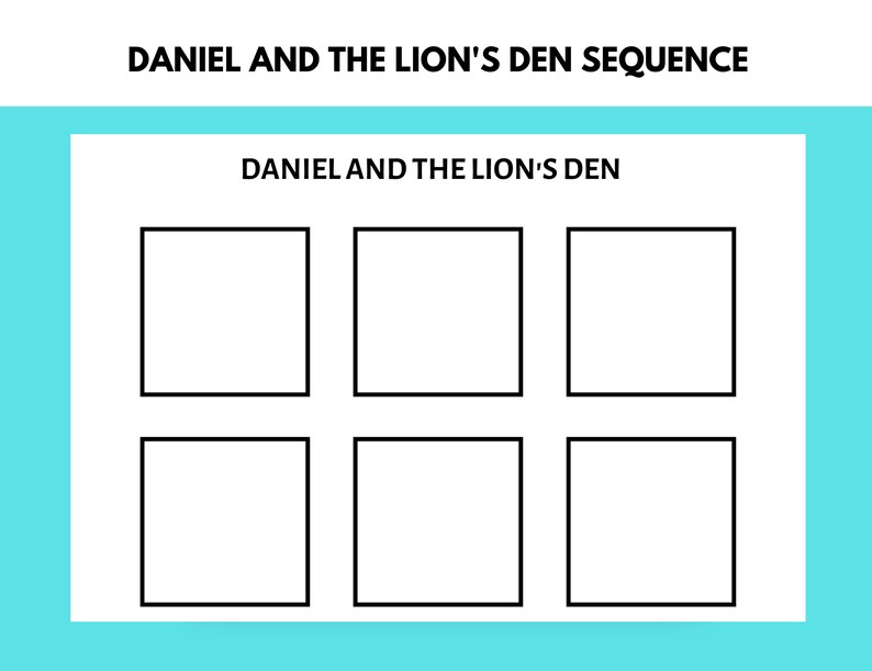Daniel and the Lion's Den Craft, Daniel in Lions Den Bible Story ...