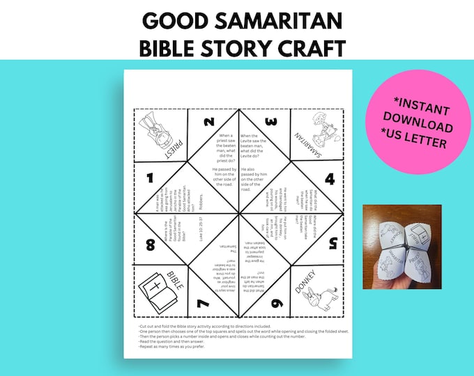 Samaritan Woman, Woman at the Well Craft, Fortune Teller, Cootie ...