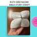 Ruth and Naomi Bible Story Craft, Sunday School Lesson, Fortune Teller ...