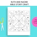 Ruth and Naomi Bible Story Craft, Sunday School Lesson, Fortune Teller ...