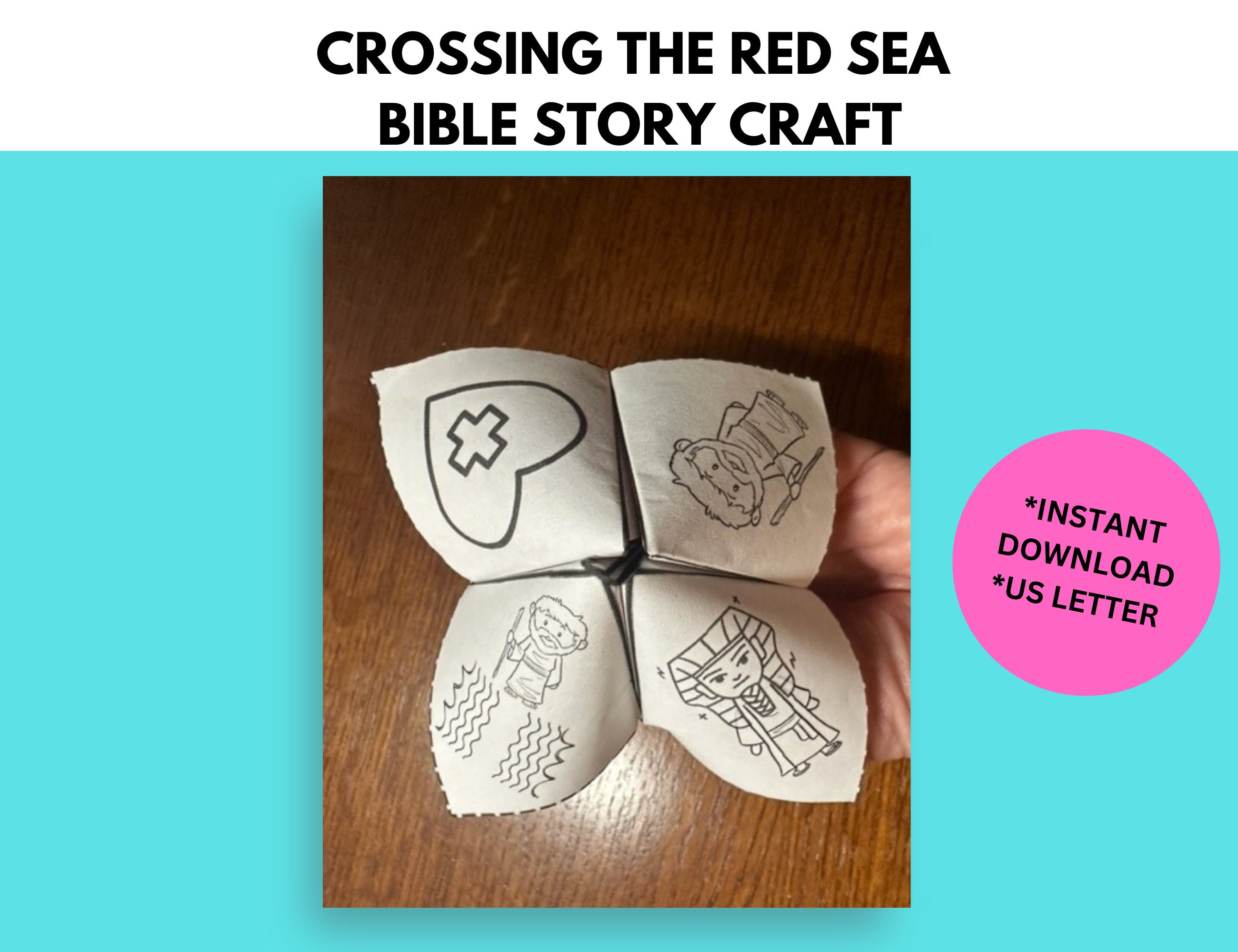 Crossing the Red Sea, Moses Parts the Red Sea Craft, Fortune Teller ...