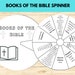 Books of the Bible Spinner, Books of the Bible Printable, Old and New ...