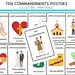 Ten Commandments Bible Story Activity, Sunday School Craft, Ten ...