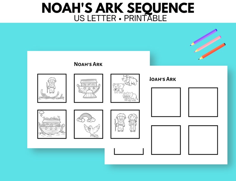 Noah's Ark Craft, Noah's Ark Bible Story, Sunday School Craft, Vacation ...