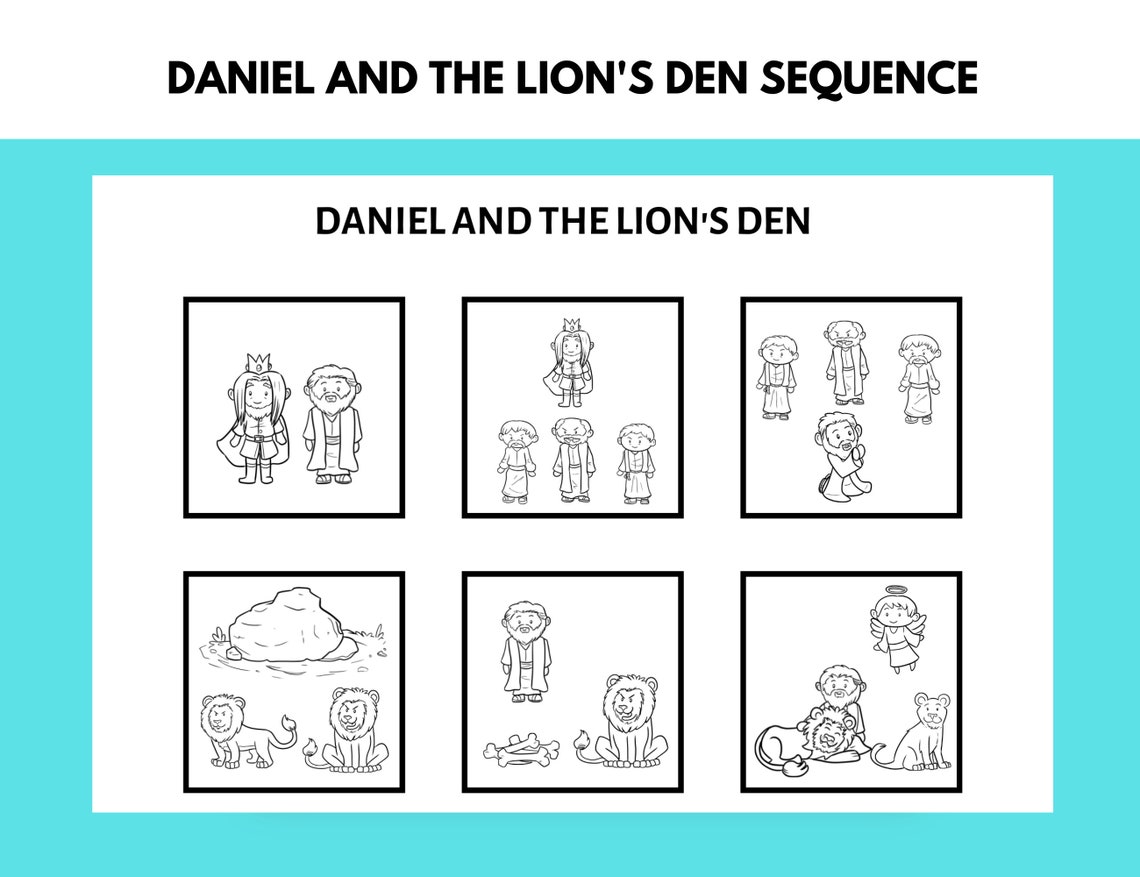 Daniel and the Lion's Den Craft, Daniel in Lions Den Bible Story ...