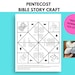 Pentecost Sunday School Craft, Bible Story Activity, Fortune Teller ...