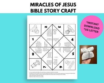 Fishers of Men Bible Story Activity, Sunday School Craft, Jesus ...