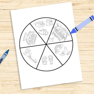 Noah's Ark Spinner, Noah's Ark Bible Story, Sunday School Craft ...