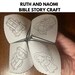 Ruth and Naomi Bible Story Craft, Sunday School Lesson, Fortune Teller ...