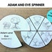 Adam and Eve Spinner, Garden of Eden Bible Story, Sunday School Craft, Vacation Bible School ...