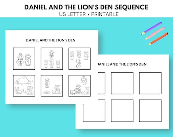 Daniel and the Lions Den Spinner, Daniel in the Lions Den Bible Story ...