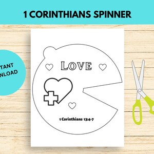 Love is Patient Sunday School Craft, 1 Corinthians 13 Bible Story ...
