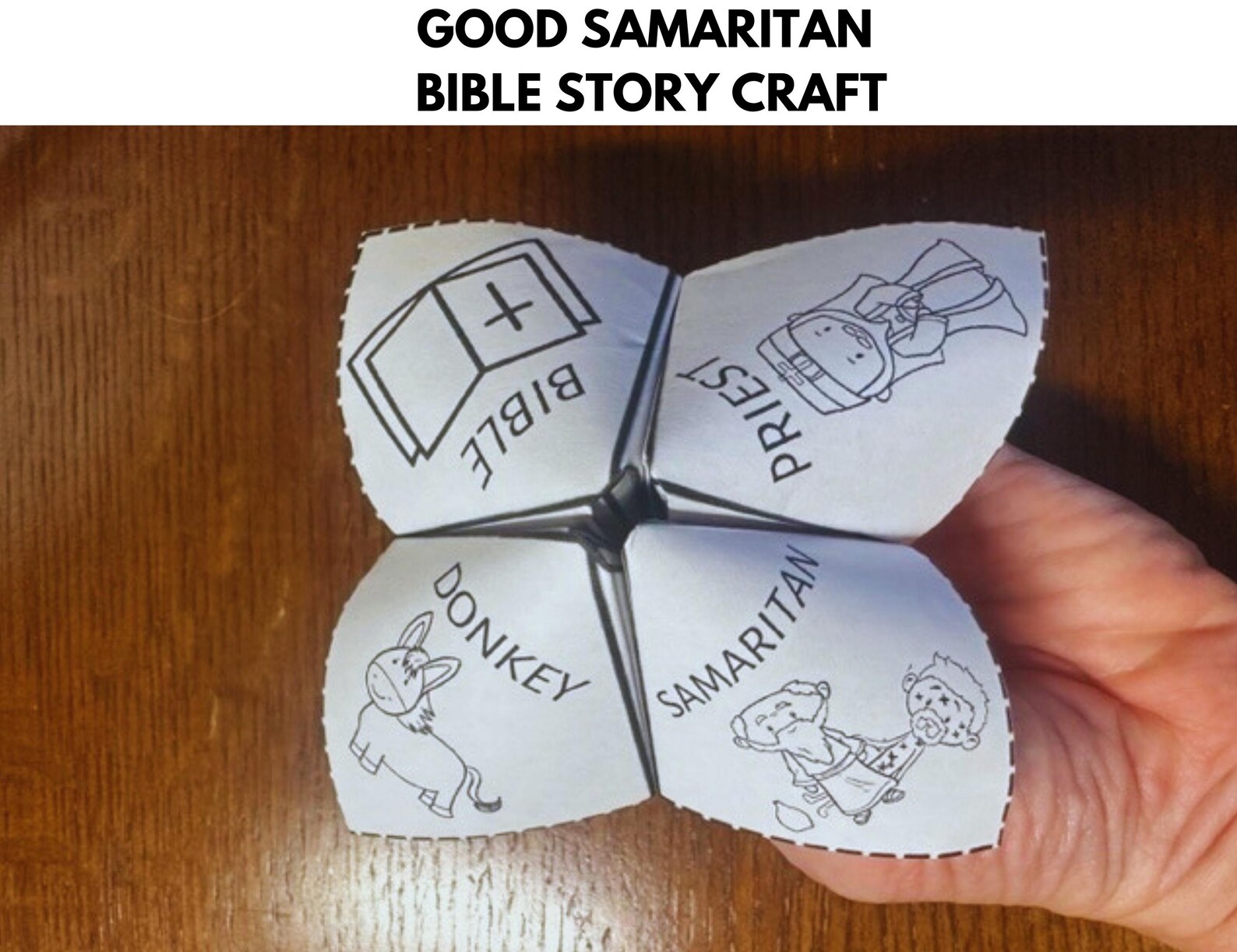 Good Samaritan Bible Story Activity, Sunday School Craft, Fortune ...