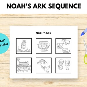 Noah's Ark Craft, Noah's Ark Bible Story, Sunday School Craft, Vacation ...