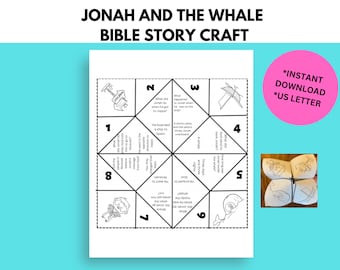 Beatitudes Bible Story Activity, Sunday School Craft, Fortune Teller ...