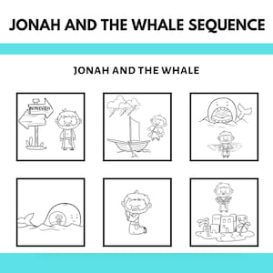 Jonah and the Whale Craft, Jonah and the Whale Bible Story, Sunday ...