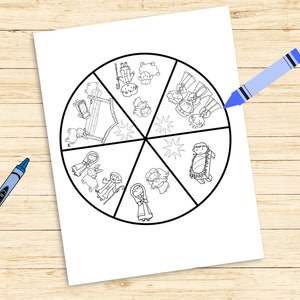 Christmas Nativity Spinner, Christmas Nativity Bible Story, Sunday ...