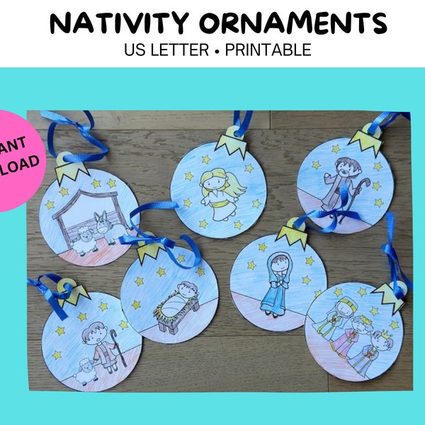 Nativity Printable - Etsy