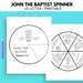 John the Baptist Bible Story Activity, Sunday School Craft, John the ...