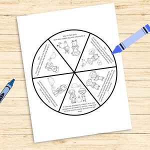 Good Samaritan Bible Story Activity, Sunday School Craft, Spinner ...