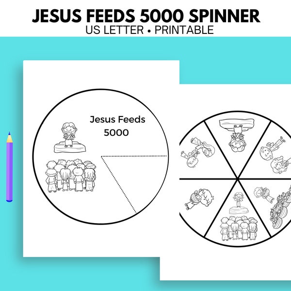 Jesus Feeds 5000 Craft - Etsy