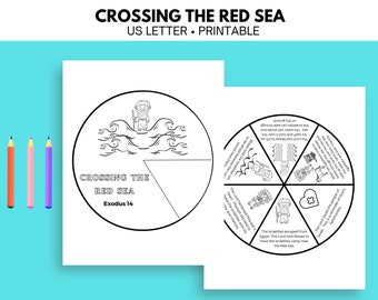Crossing the Red Sea, Parting the Red Sea, Moses Red Sea Craft, Moses ...