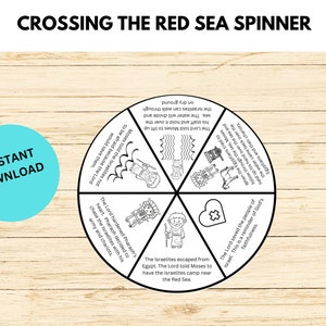 Crossing the Red Sea, Moses Parts the Red Sea Craft, Sunday School ...