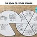 Book of Esther Spinner, Esther Bible Story, Sunday School Craft ...