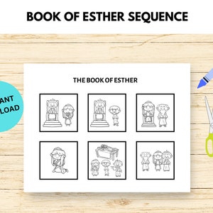 Book of Esther Craft, Esther Bible Story, Sunday School Craft, Vacation ...