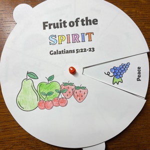 Fruit of the Spirit Craft, Sunday School Craft, Fruit of the Spirit ...