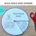 Jesus Feeds 5000 Spinner, Jesus Feeds the Multitudes Bible Story ...