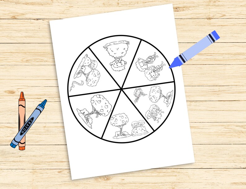 Adam and Eve Spinner, Garden of Eden Bible Story, Sunday School Craft ...