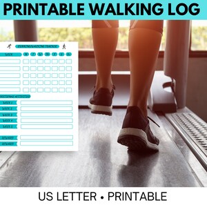 Walking Log, Running Log, Walking Tracker, Running Tracker, Fitness ...