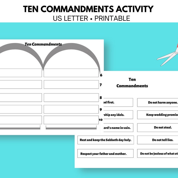 Ten Commandments - Etsy