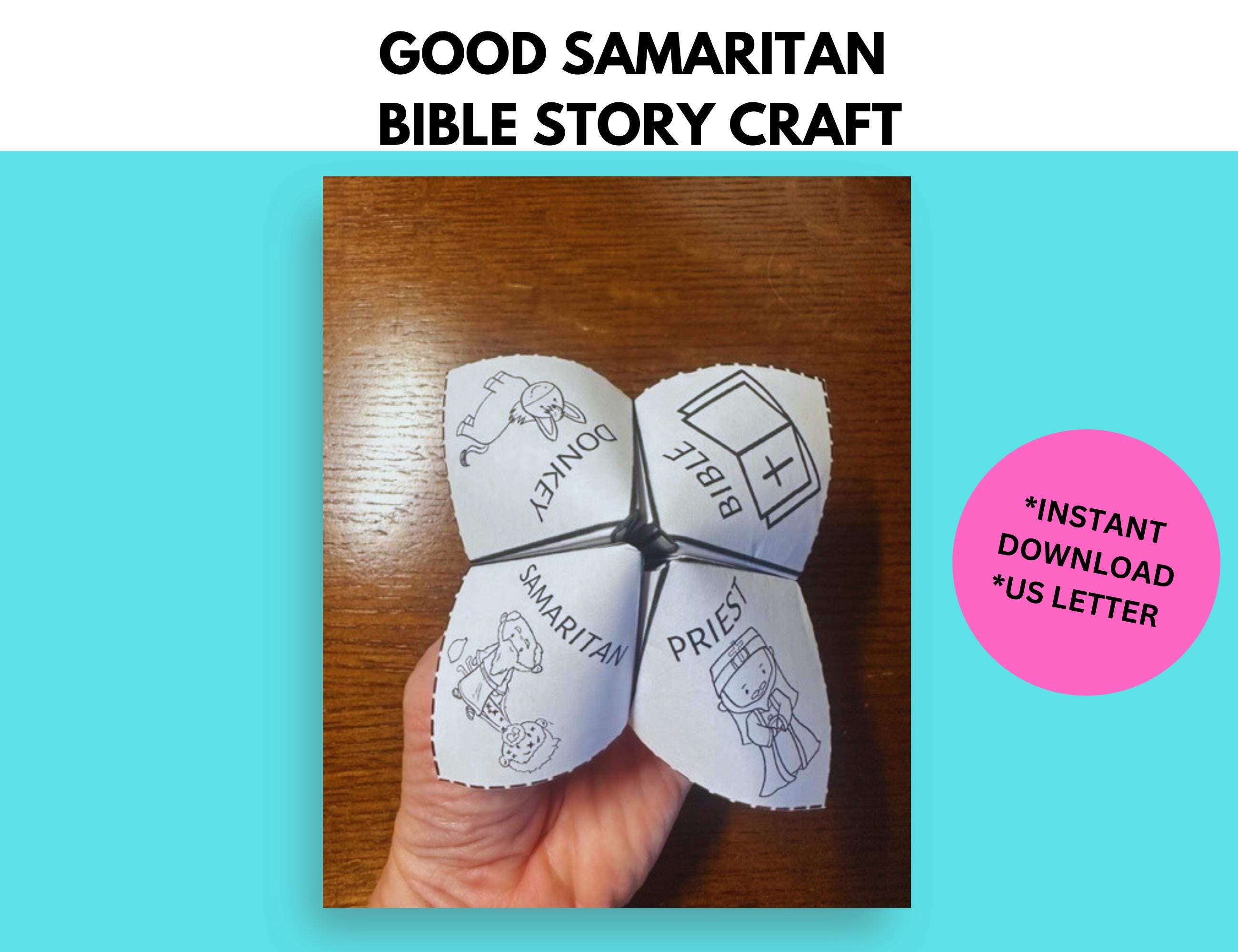 Good Samaritan Bible Story Activity, Sunday School Craft, Fortune ...