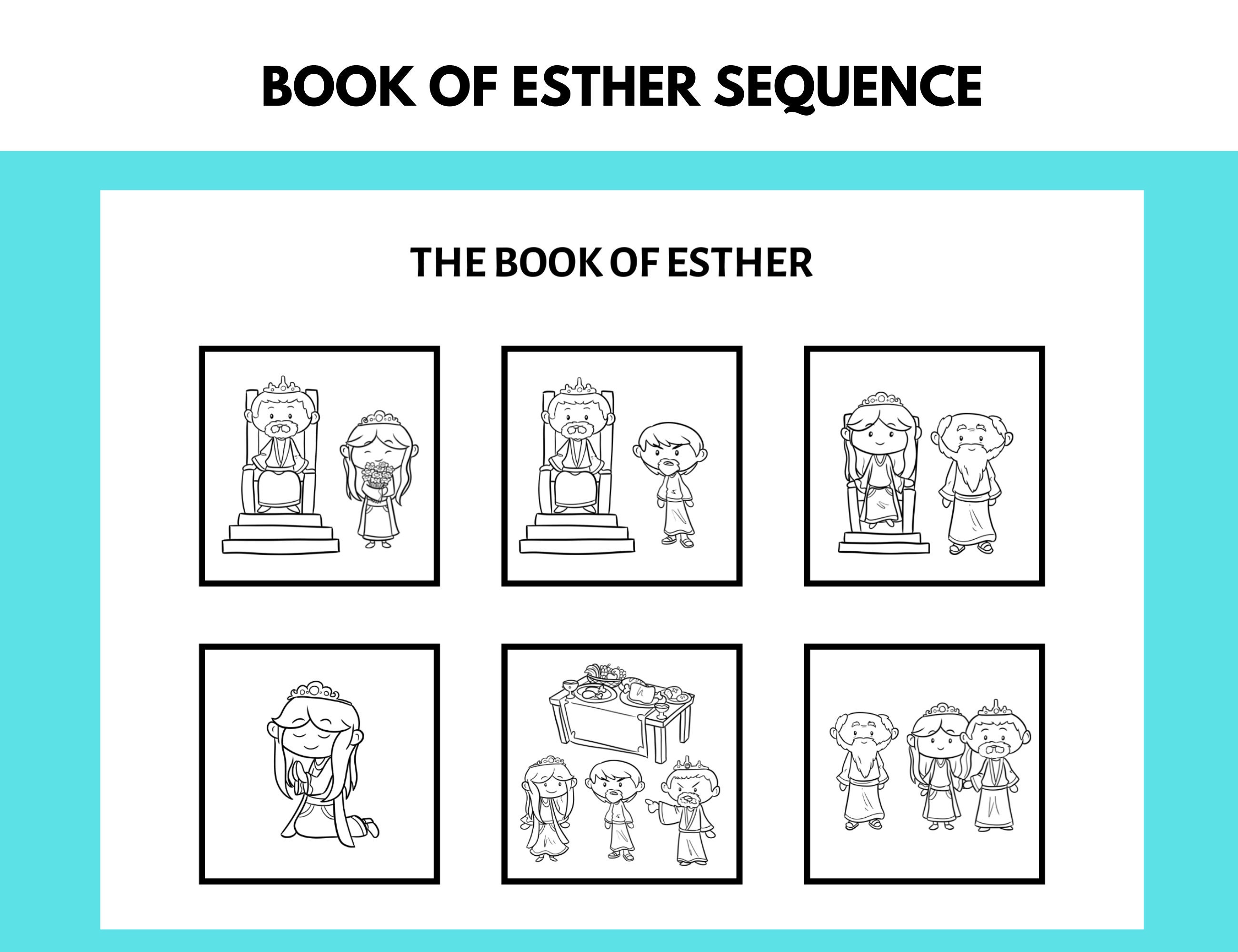 Book of Esther Craft, Esther Bible Story, Sunday School Craft, Vacation ...