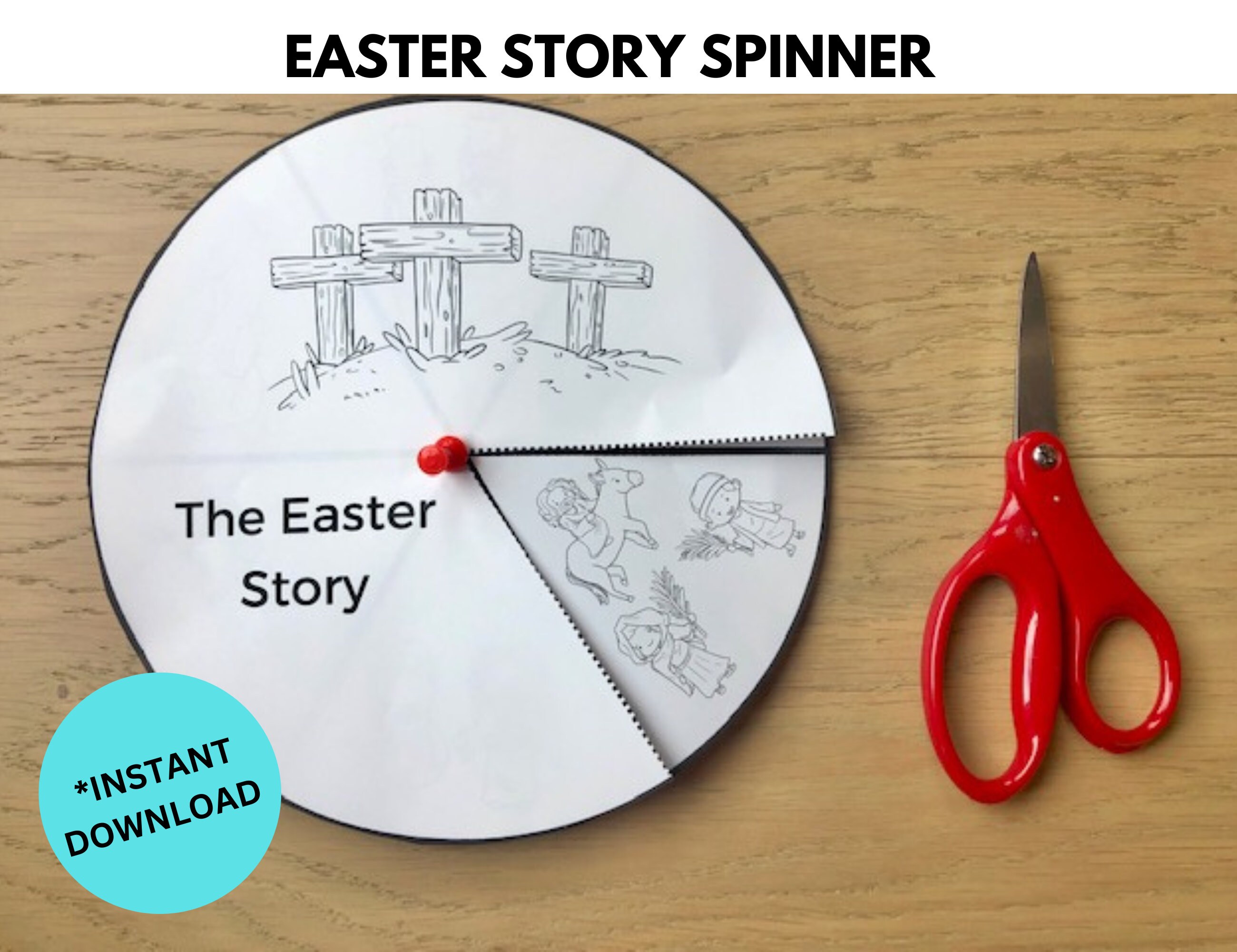 Easter Bible Story Activity, Easter Craft, Sunday School Craft, Easter ...