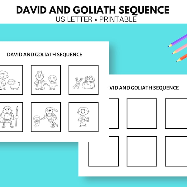 David and Goliath - Etsy