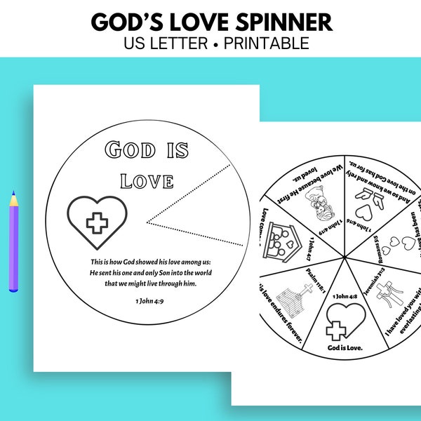 God is Love Craft - Etsy