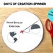 7 Days of Creation Spinner, Days of Creation Bible Story, Sunday School ...